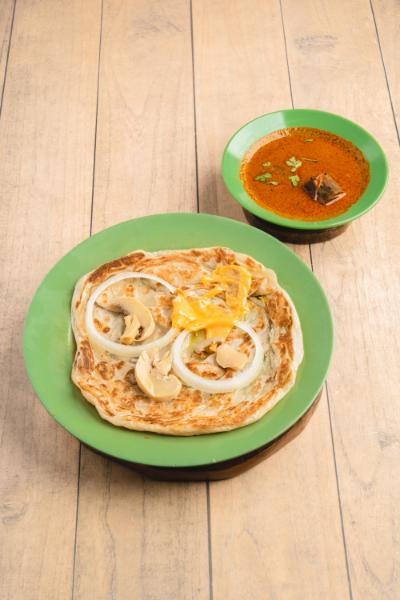 Cheese Mushroom Egg Onion Prata - 89.7 Supper Club